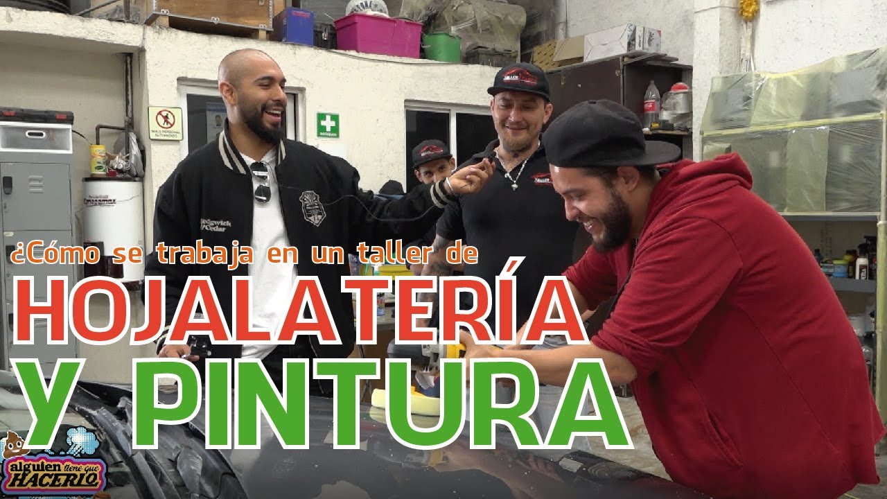 ¿Cómo se trabaja en un taller de Hojalatería y Pintura? - YouTube