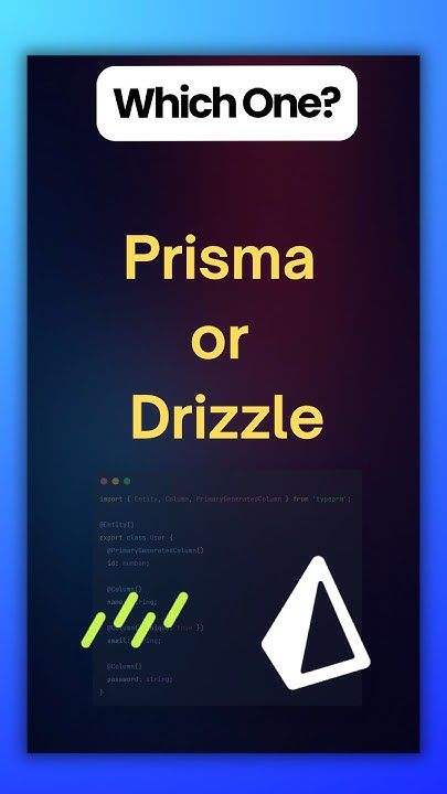 Prisma vs Drizzle ORM #nextjs #nodejs - YouTube