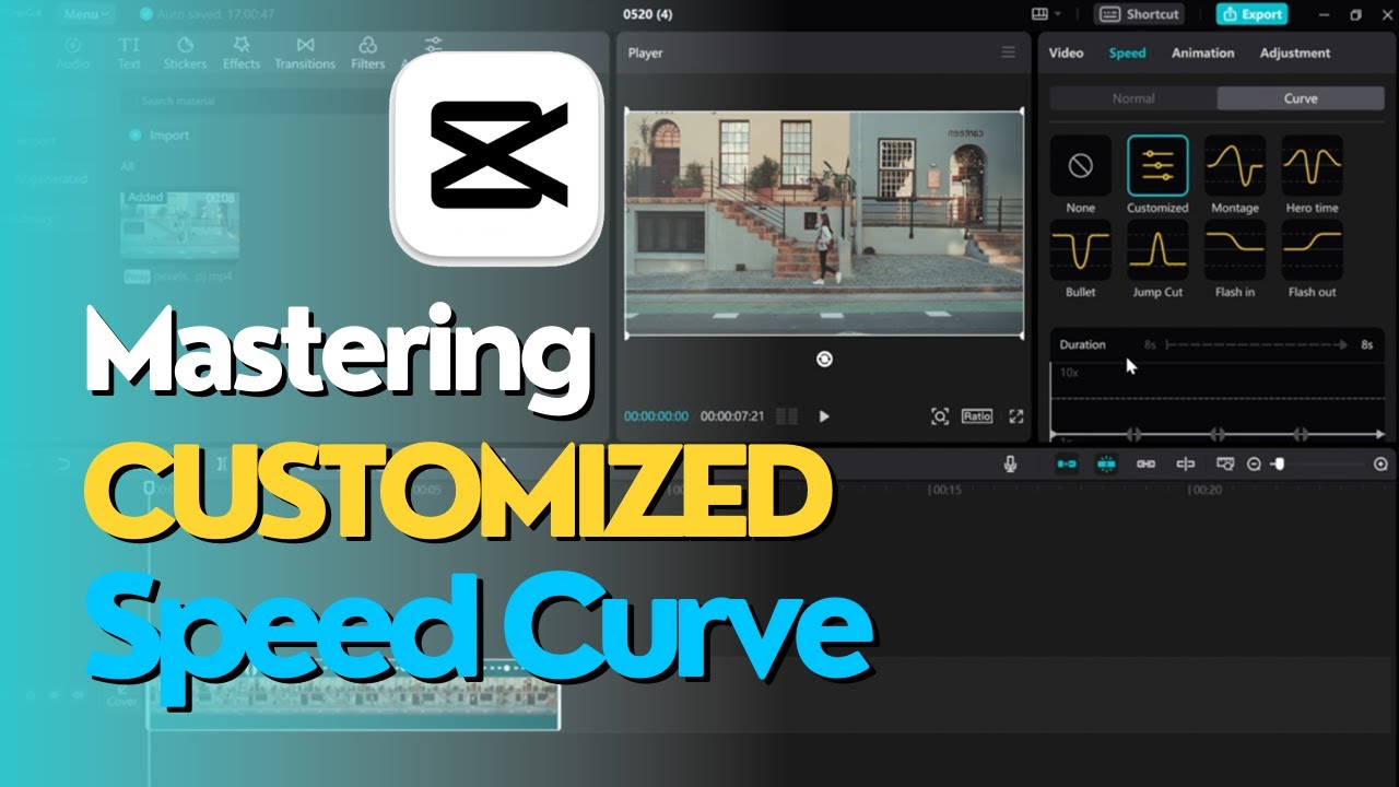Mastering Customized Speed Curve in CapCut | CapCut PC Tutorial - YouTube