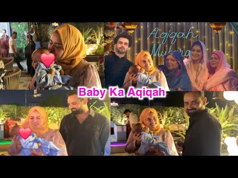 Aqiqah Mubarak🤗 Saba Ibrahim Sunny Ne Baby Boy Ka Kiya Aqiqah👶 Saba ...