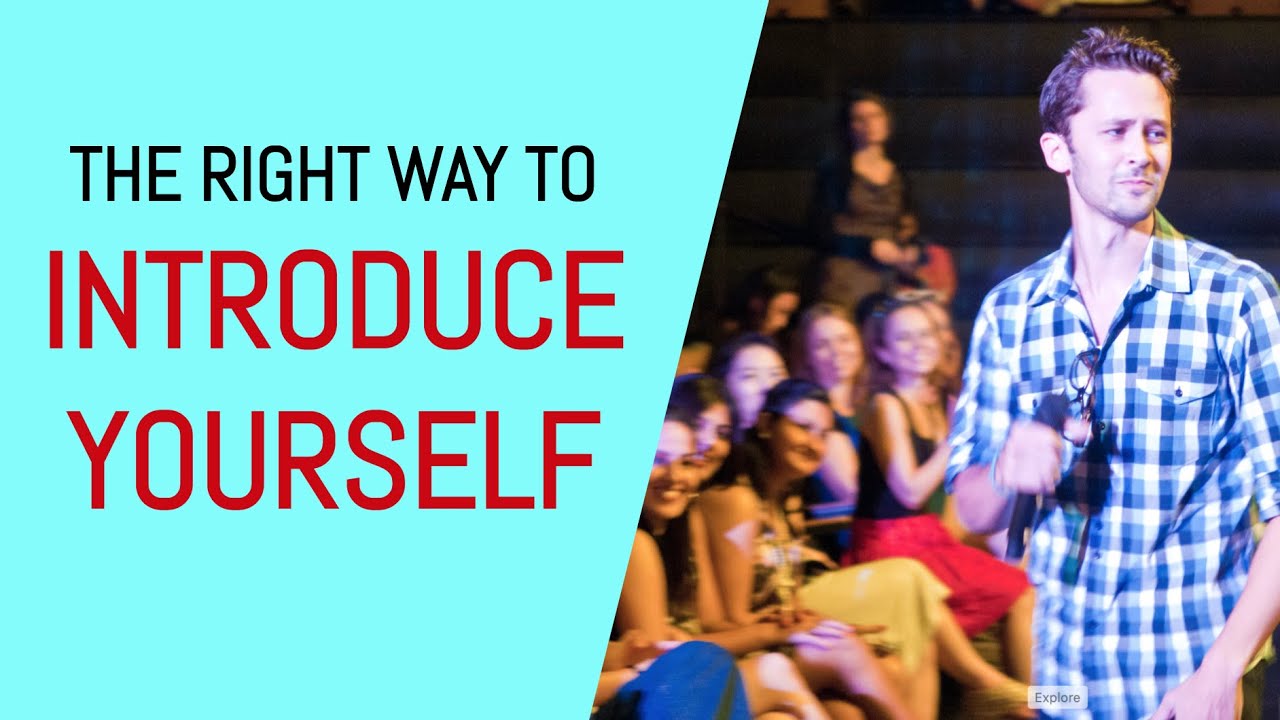 How to Introduce Yourself in 20 Seconds (Self Introduction to Create ...