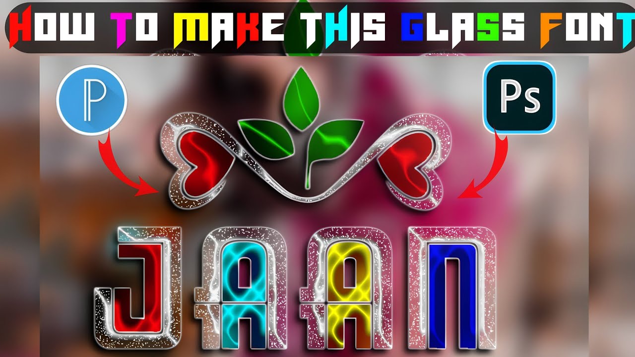 jan name glaas font kaise bnaye stylish tarike se #newglassfont # ...