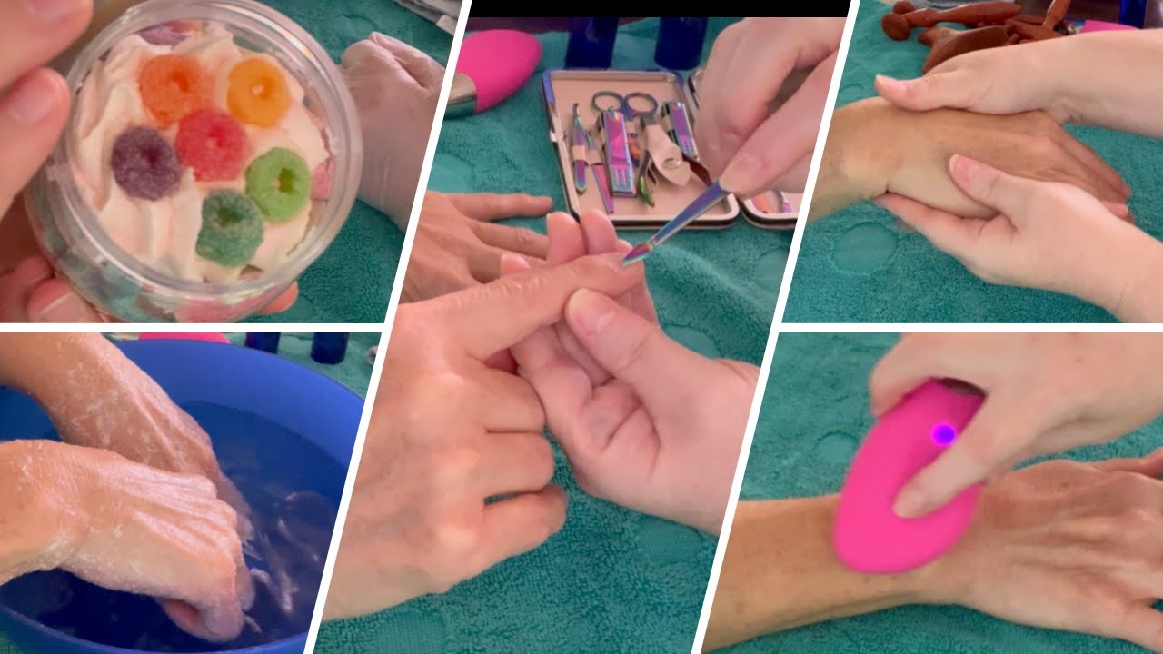 ASMR/Tingly Very RELAXING Massage by Donna!😴/FRUITLOOP SCRUB - YouTube