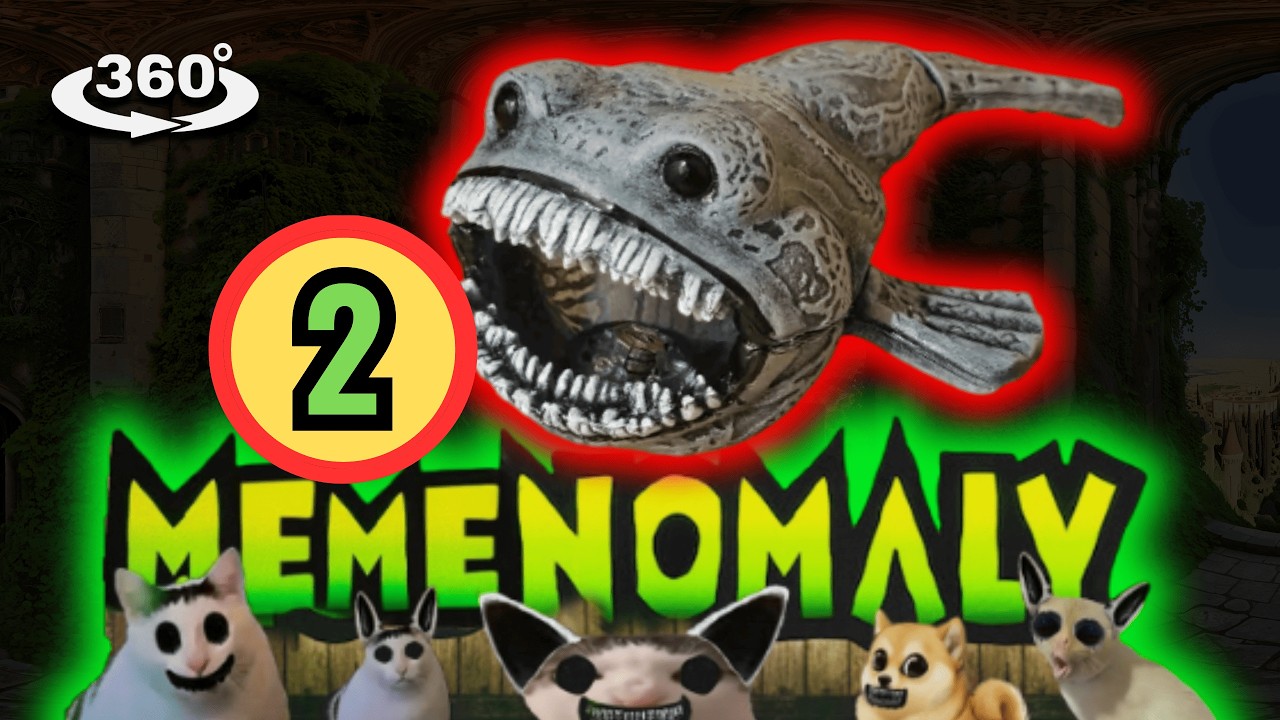 🐱 Vengeance of the Zoonomaly Fish Monster: 360VR Battle with Cat Memes ...