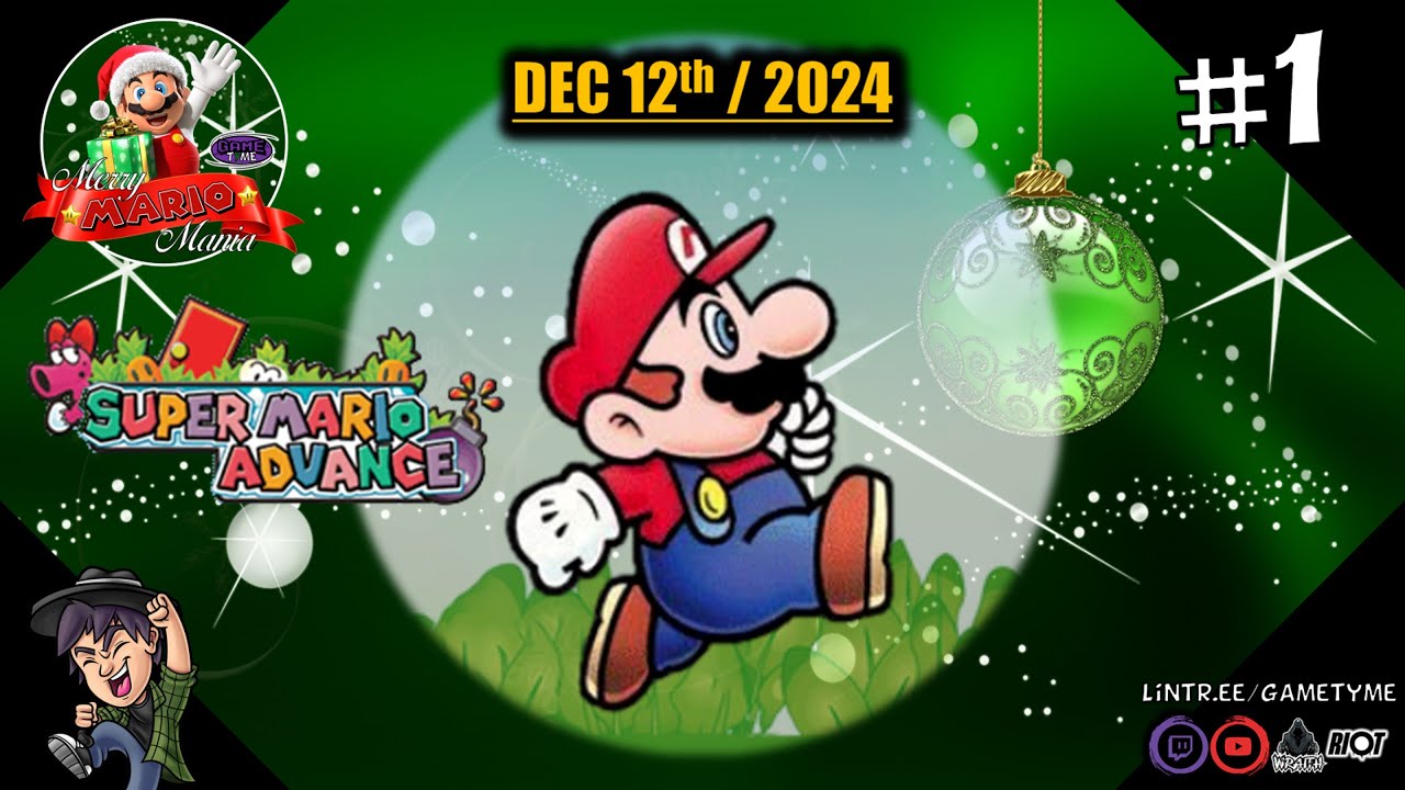 Dec 12th '24 / Super Mario Advance - #1 / Merry Mario Mania - YouTube