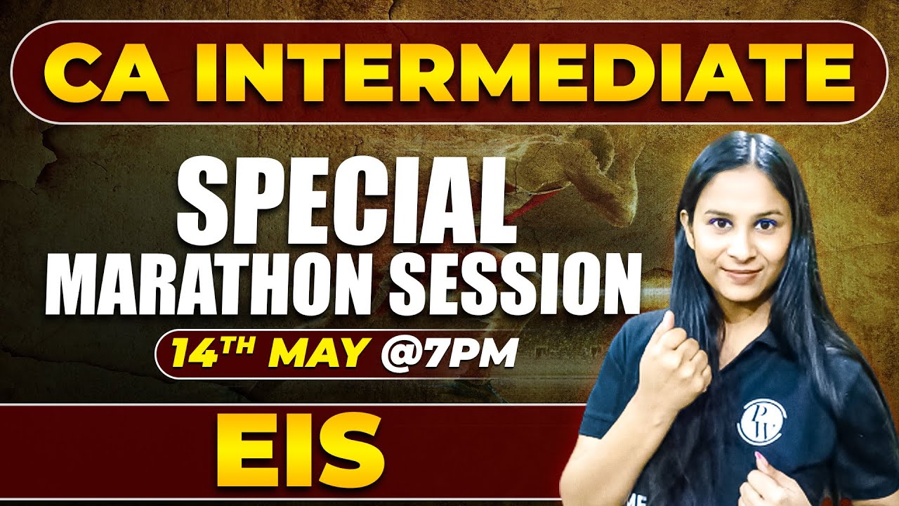 Enterprise Information Systems (EIS) CA Inter Marathon Class | Complete ...