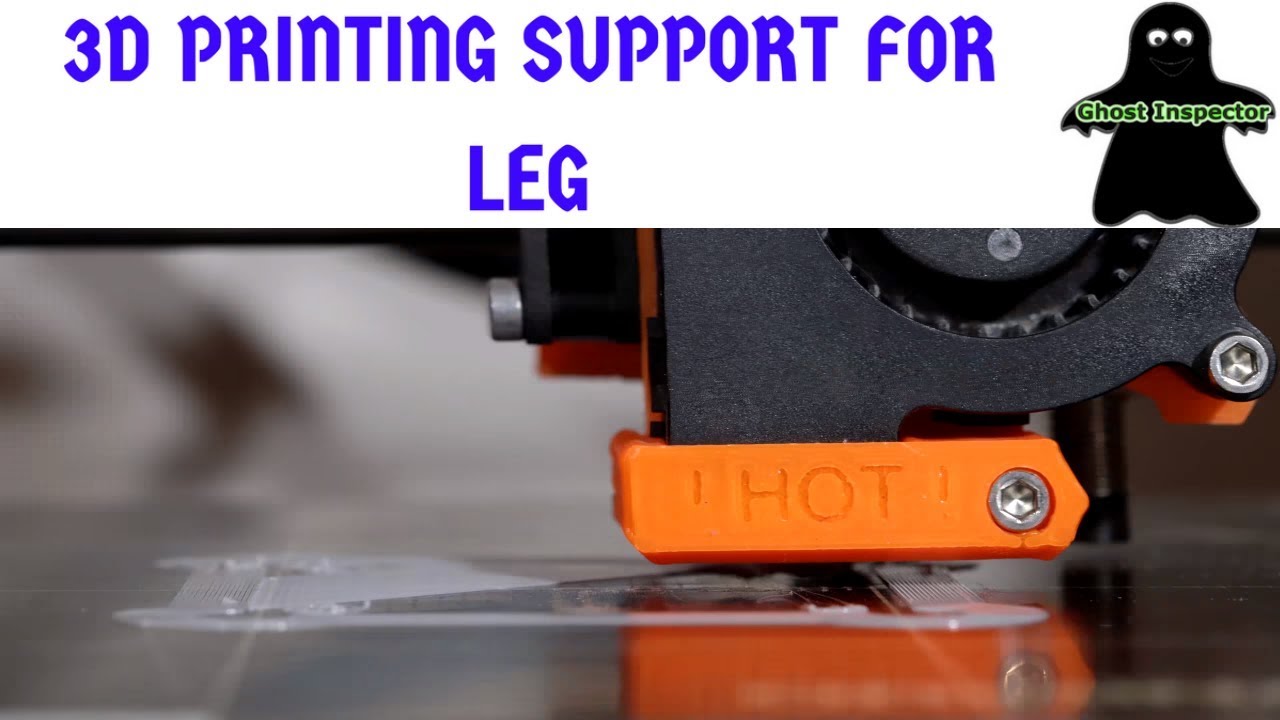 3D Printing Support For Leg - YouTube