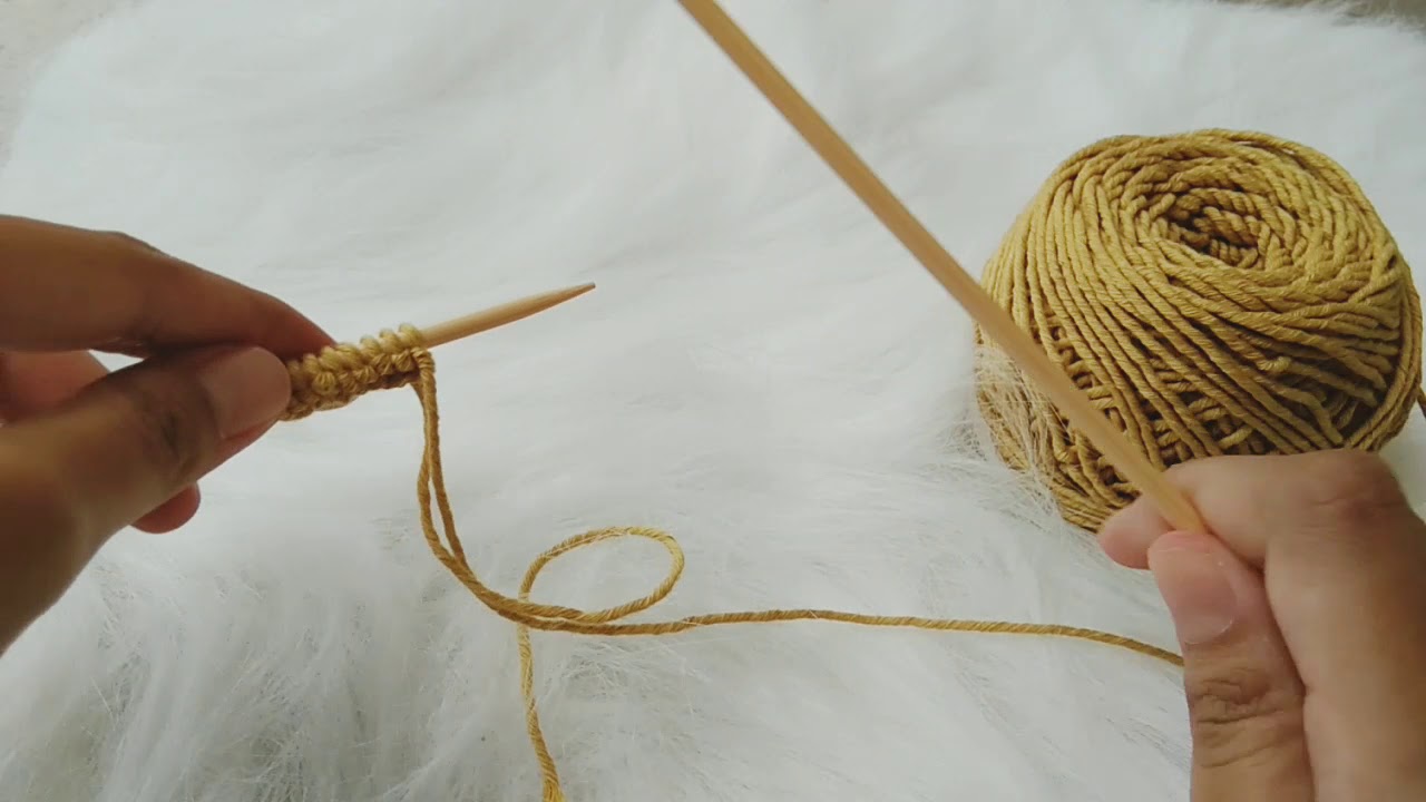 Belajar merajut - YouTube