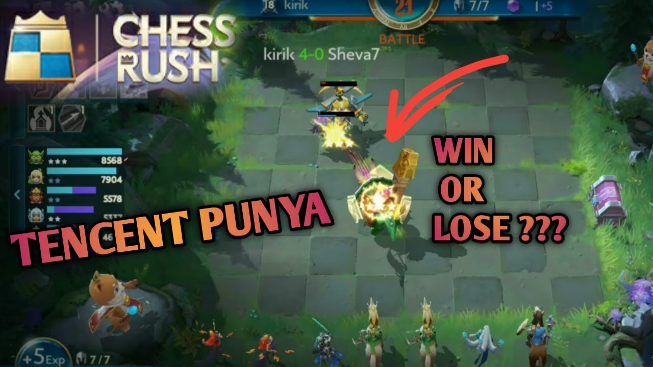 PERDANA TENCENT PUNYA, CHESS RUSH GAMEPLAY - YouTube