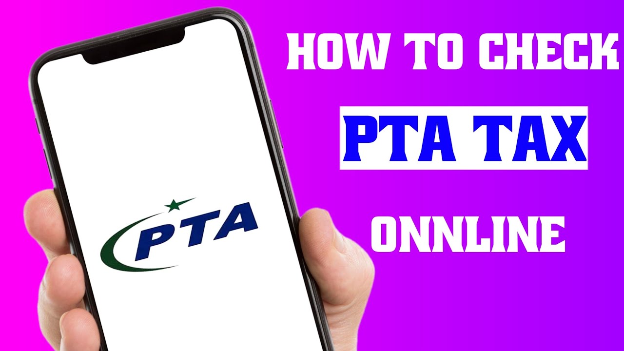How to Check PTA Tax Online? Step-by-Step Guide || PTA tax onnline ...