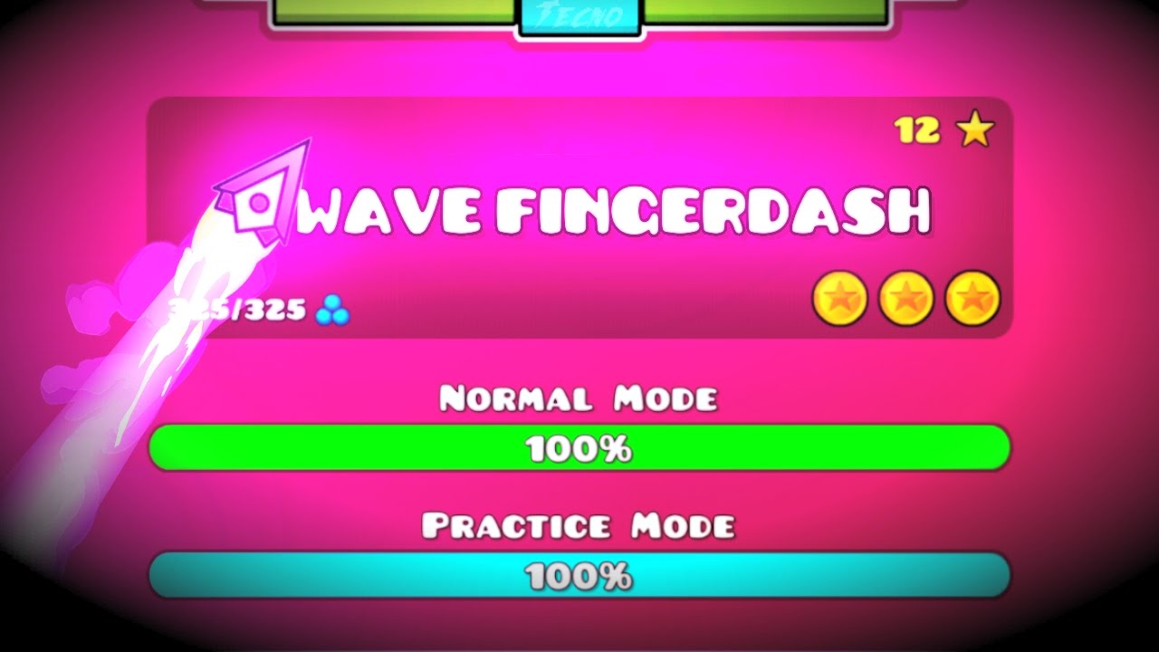 WAVE FINGERDASH!! - GEOMETRY DASH 2.1 - YouTube