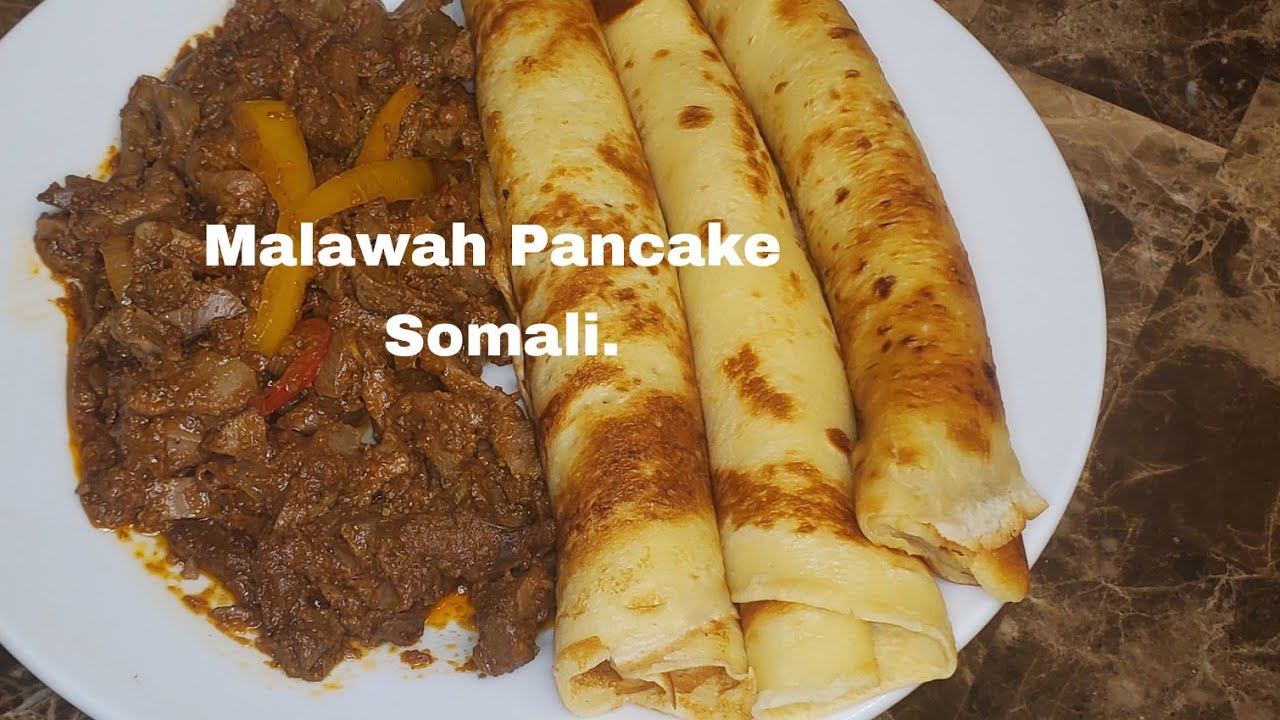 Somali Pancake Malawah recipe. - YouTube