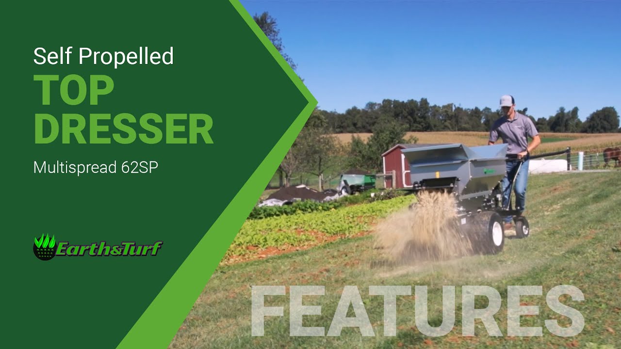 MultiSpread 62SP COMPLETE FEATURES Breakdown: Landscaping Top Dresser by Earth & Turf Products ...