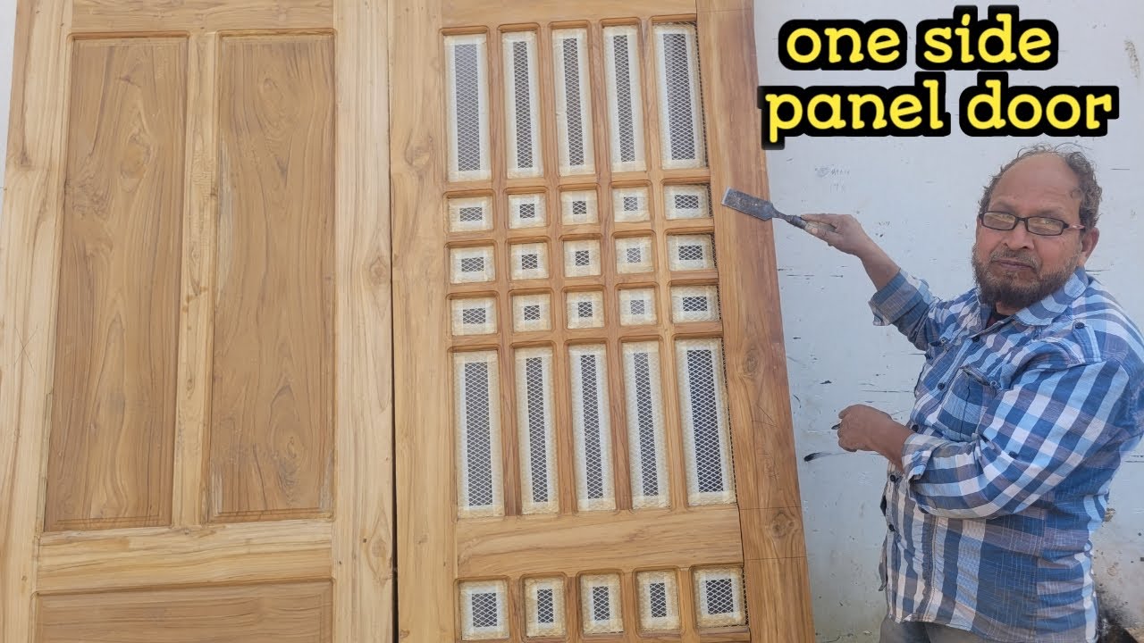 Teak wood one side panel Dor price // teek wood men entry door design ...