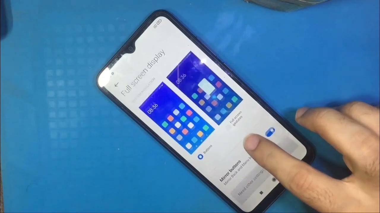 how to change the navigation bar on redmi 9c || Redmi 9c back buttons enable - YouTube