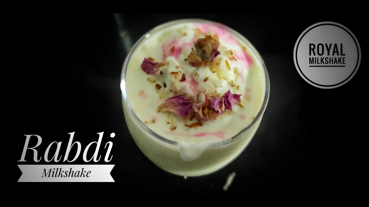 Rabdi Milkshake | Royal milkshake | Rabdi shake | quick milkshake - YouTube