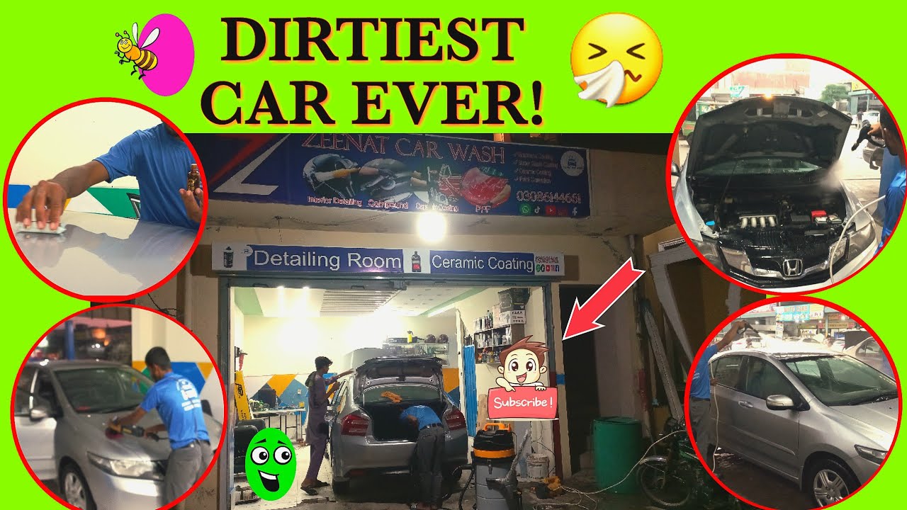 Deep Cleaning The Most INSANELY Dirty Car! - YouTube