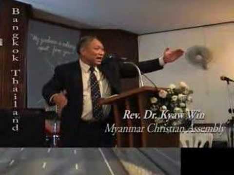 Rev.Dr.Kyaw Win Ph.D Bangkok MCA Church (P&W Song) - YouTube
