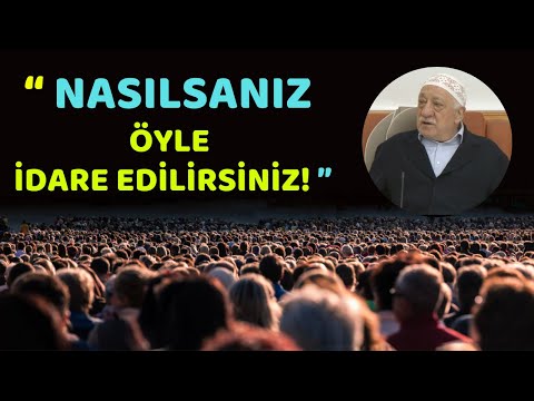 MÜBAREK BİR ÜLKEYİ PROBLEMLER SARMALI HALİNE GETİRDİNİZ ! (Fethullah Gülen Hocaefendi, Bamteli )