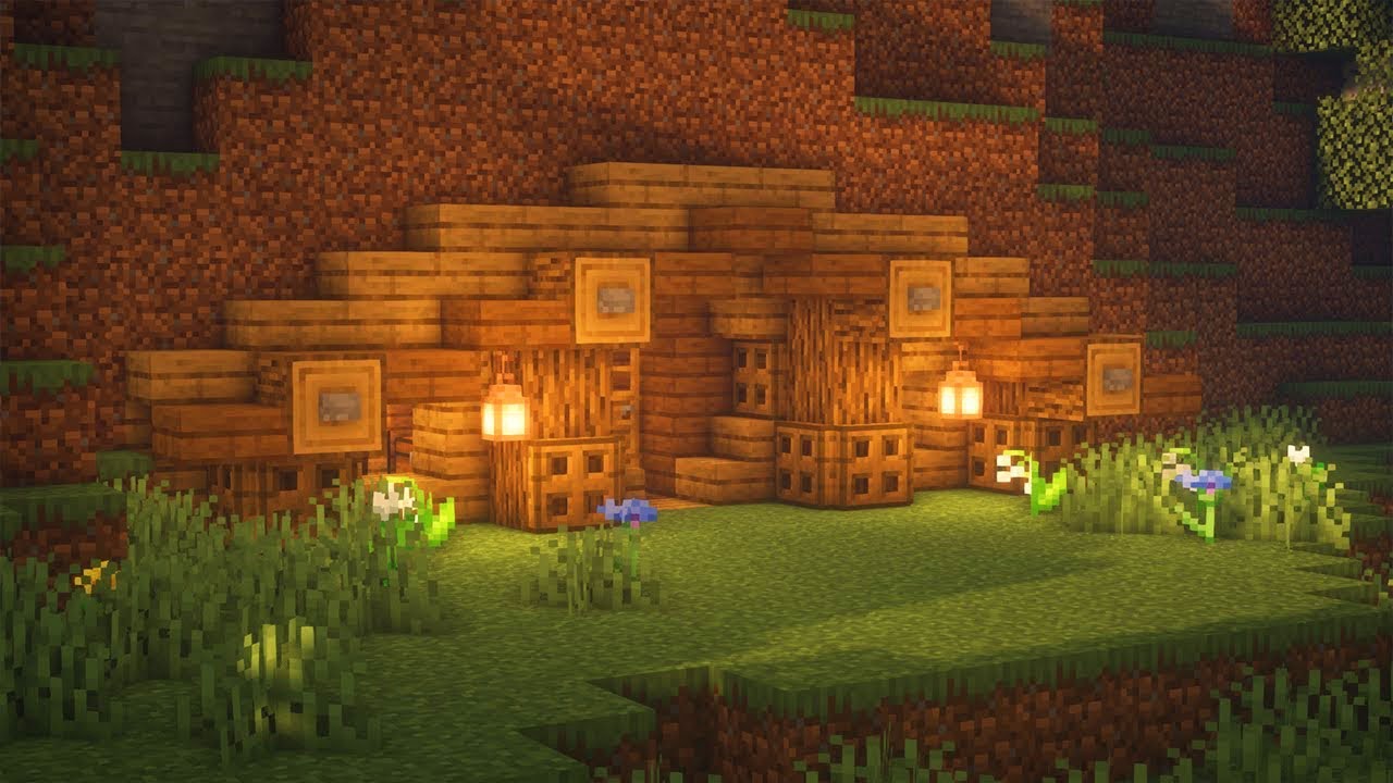 Minecraft | How to Build a Hobbit Hole - Minecraft Tutorial - YouTube