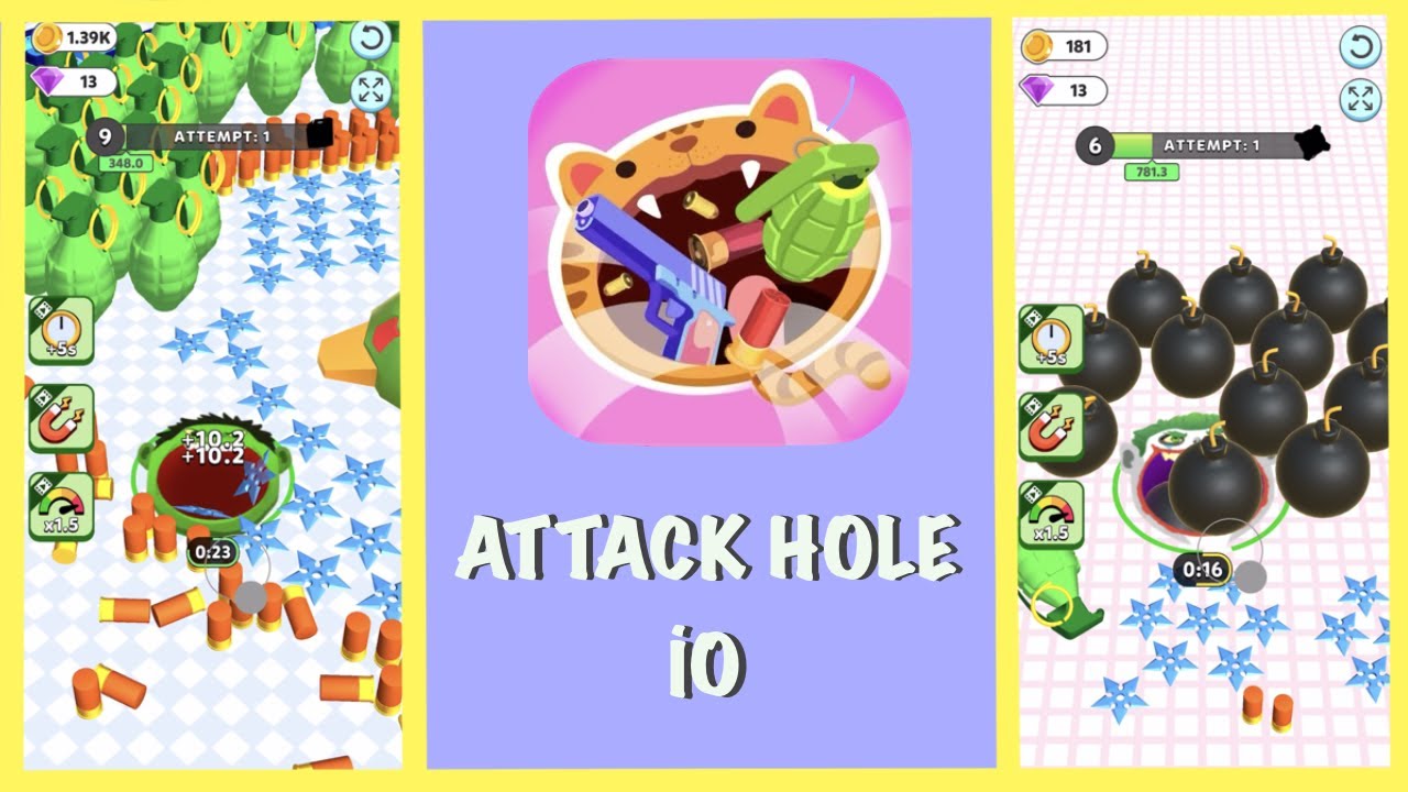 Attack Hole - Black Hole Games Gameplay Walkthrough | iOS & Android ...