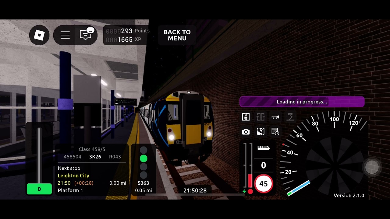 Driving a class 458/5 train from Leighton city to Leighton west in ...