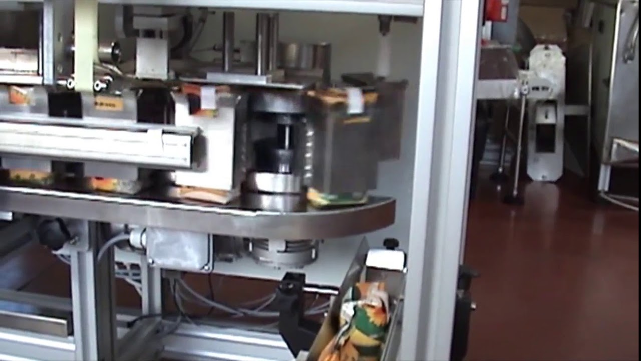 Rice brick pack VFFS machine - YouTube