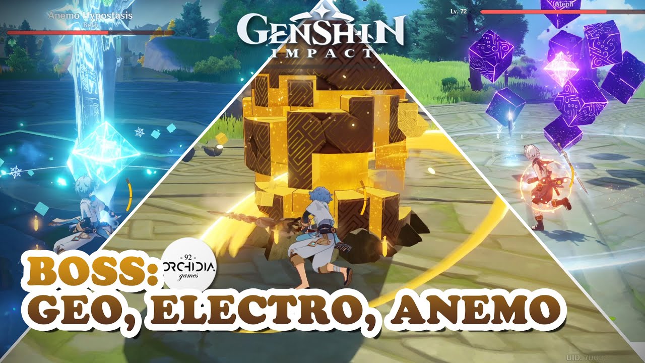 Boss: Anemo, Electro, Geo | Genshin Impact Polska - YouTube