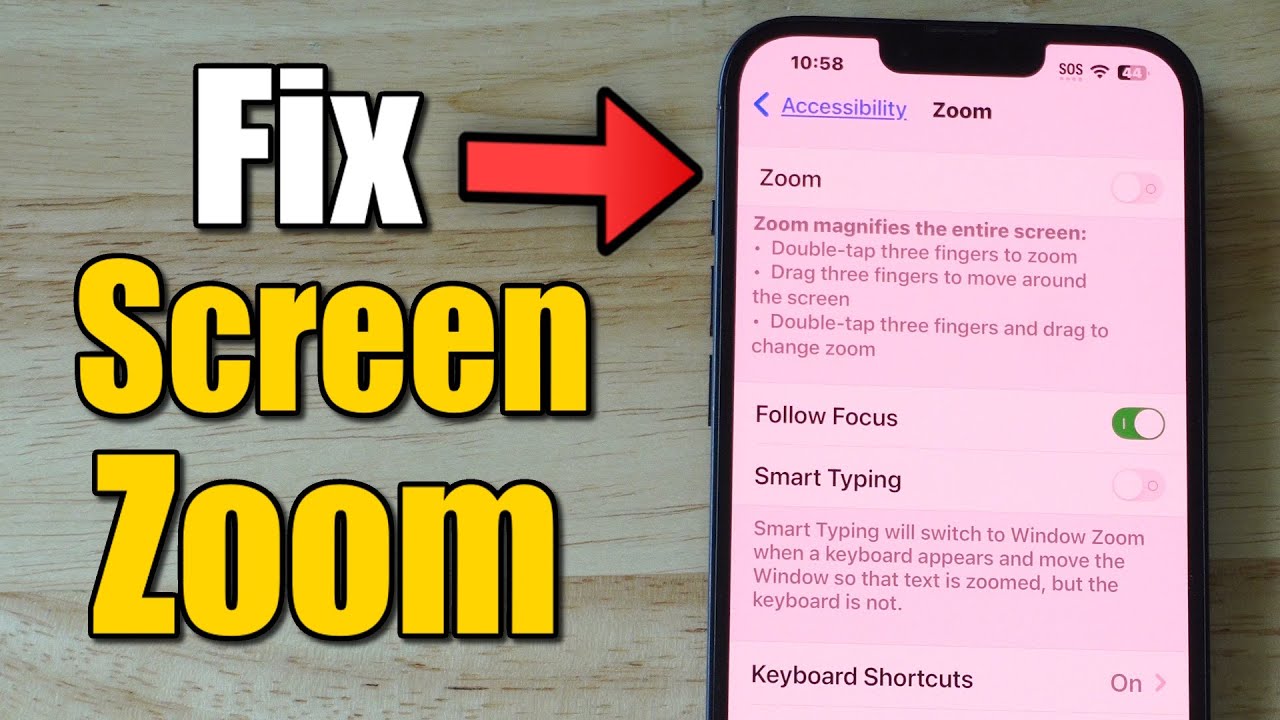 How to Fix Zoomed in iPhone Screen in Minutes! - YouTube