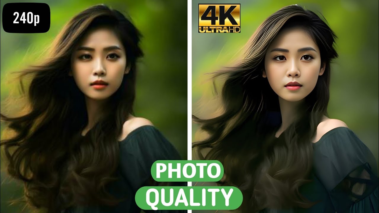 Low quality photo convert to 4k !! How to increase image clearity in ...