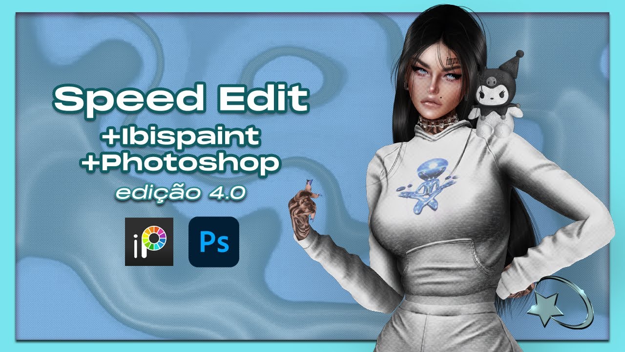 Speed Edit #04 / Foto do Second Life com Ibispaint + Photoshop / Second Life - YouTube