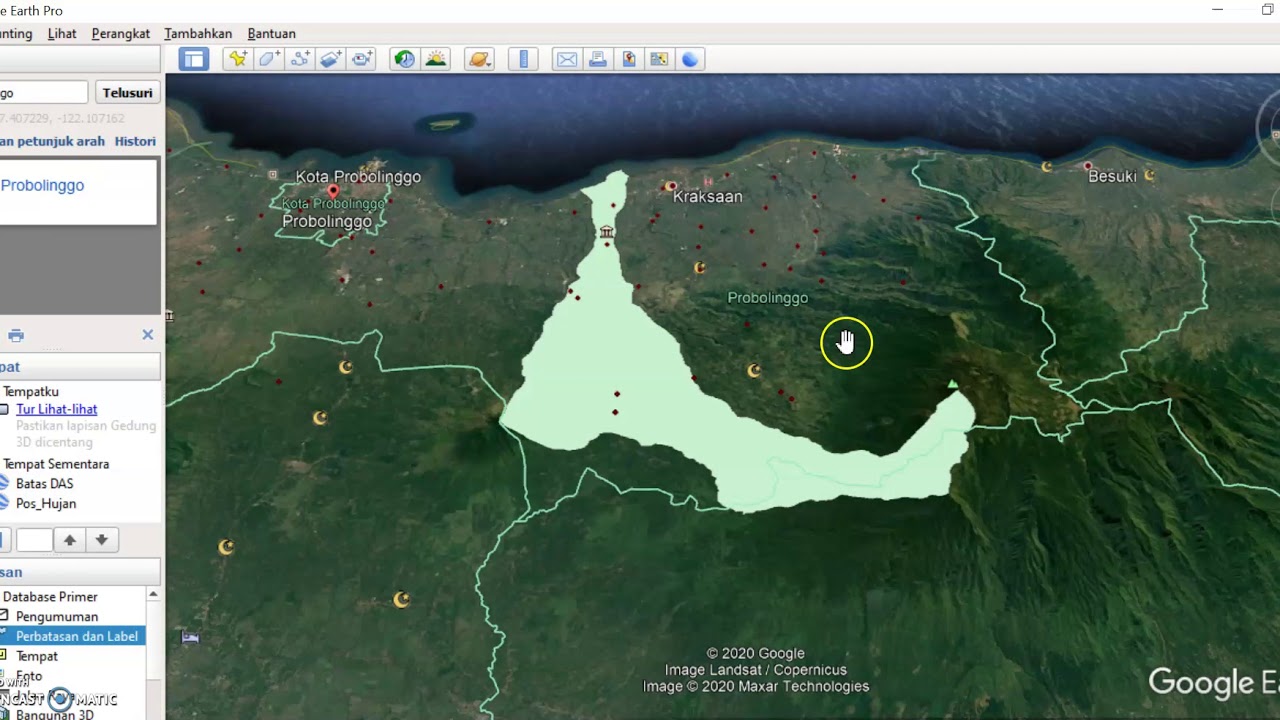 #HMP FT-UB #runi asmaranto Pembuatan Polygon Thiesen - YouTube