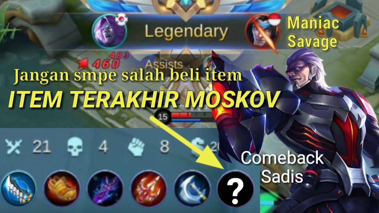 BUILD MOSKOV TERSAKIT 2020// Gameplay Build top 1 global Moskov -Mobile ...