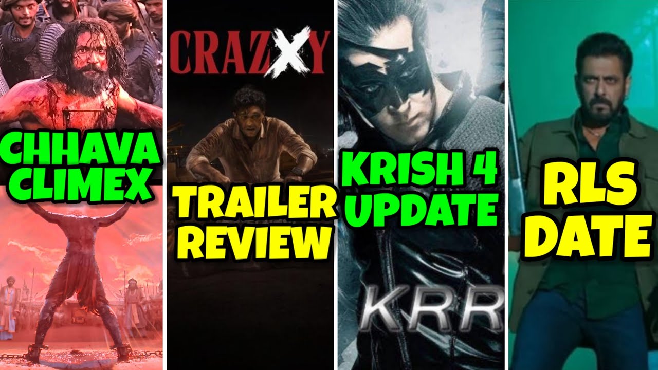 CHHAVA Movie Success | KRISH 4 Update | Sikandar Tomorrow Dhamaka | Crazy Trailer Review | FAUJI ...