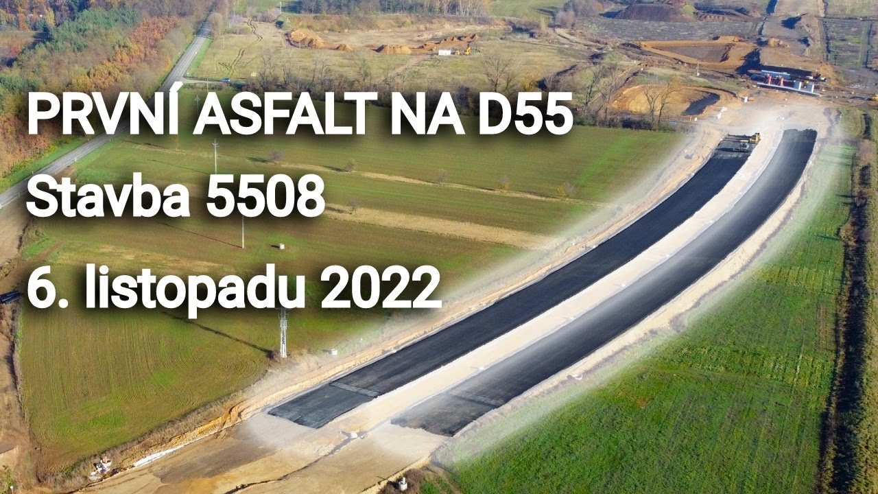 Dálnice D55 | Staré Město - Moravský Písek | 5508 | 6. 11. 2022 - YouTube