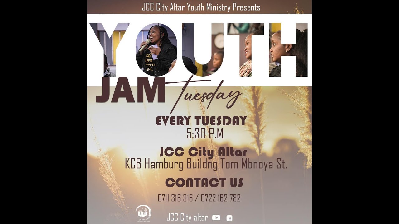 Welcome to The Youth JAM Tuesday Service at JCC City Altar - YouTube