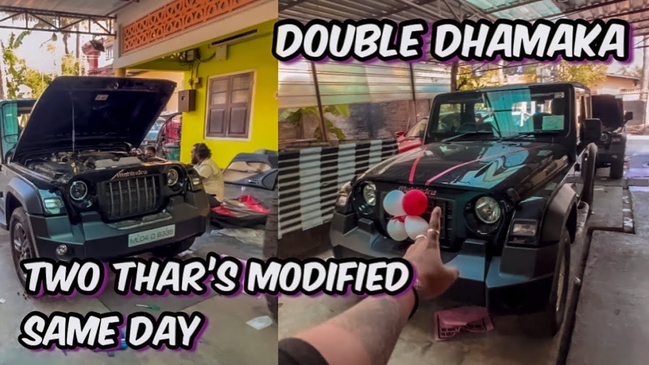 Thar RWD & Thar 4x4 Modified || Audio Update | Off-Road Bumper ...