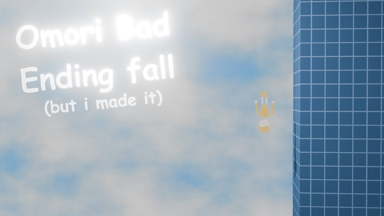 Omori bad ending fall but I animated it - YouTube