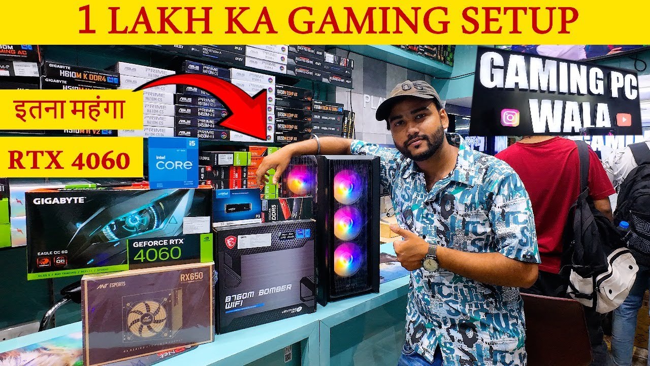 1 LAKH KA GAMING SETUP BUILD | GAMING PC WALA | RTX 4060 - YouTube