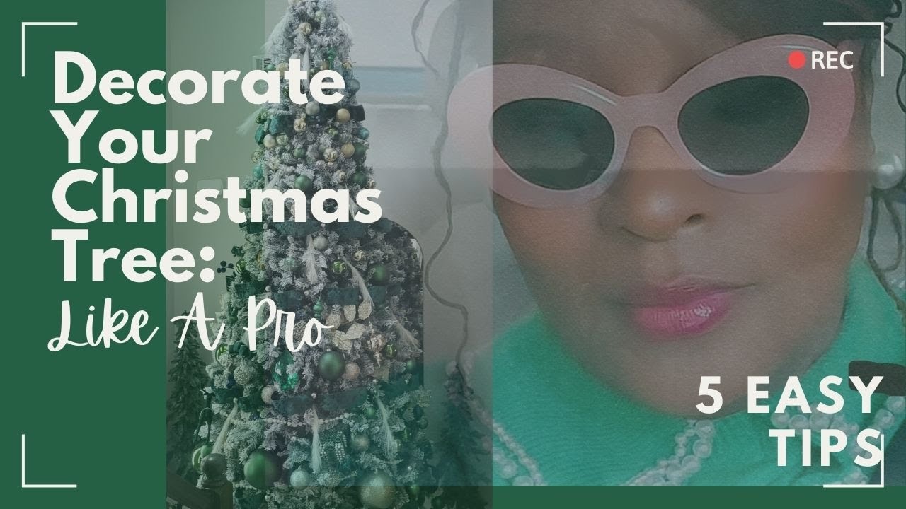 Christmas Tree Decorating: 5 Easy Pro Tips - YouTube