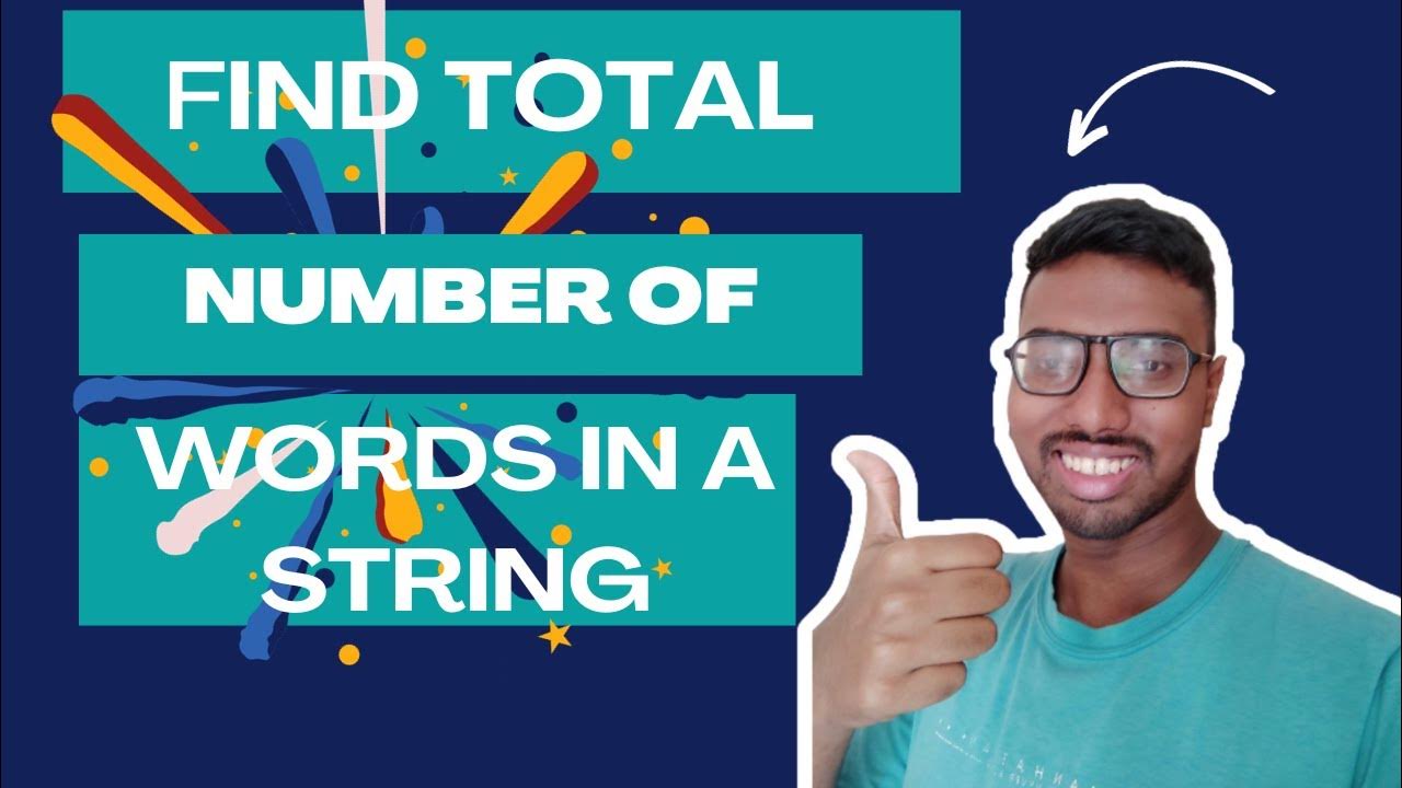 Find Total Number Of Words In A String Java Problem YouTube find-total-number-of-words-in-a-string-java-problem-youtube