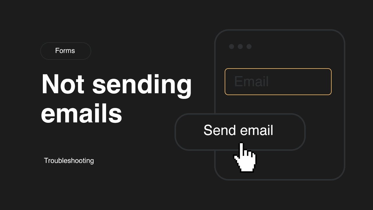 Form Not Sending Emails | Forms Tutorials and Guides - YouTube