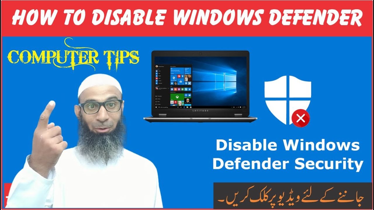 How to Disable or Enable Windows Defender on Windows 10 - YouTube