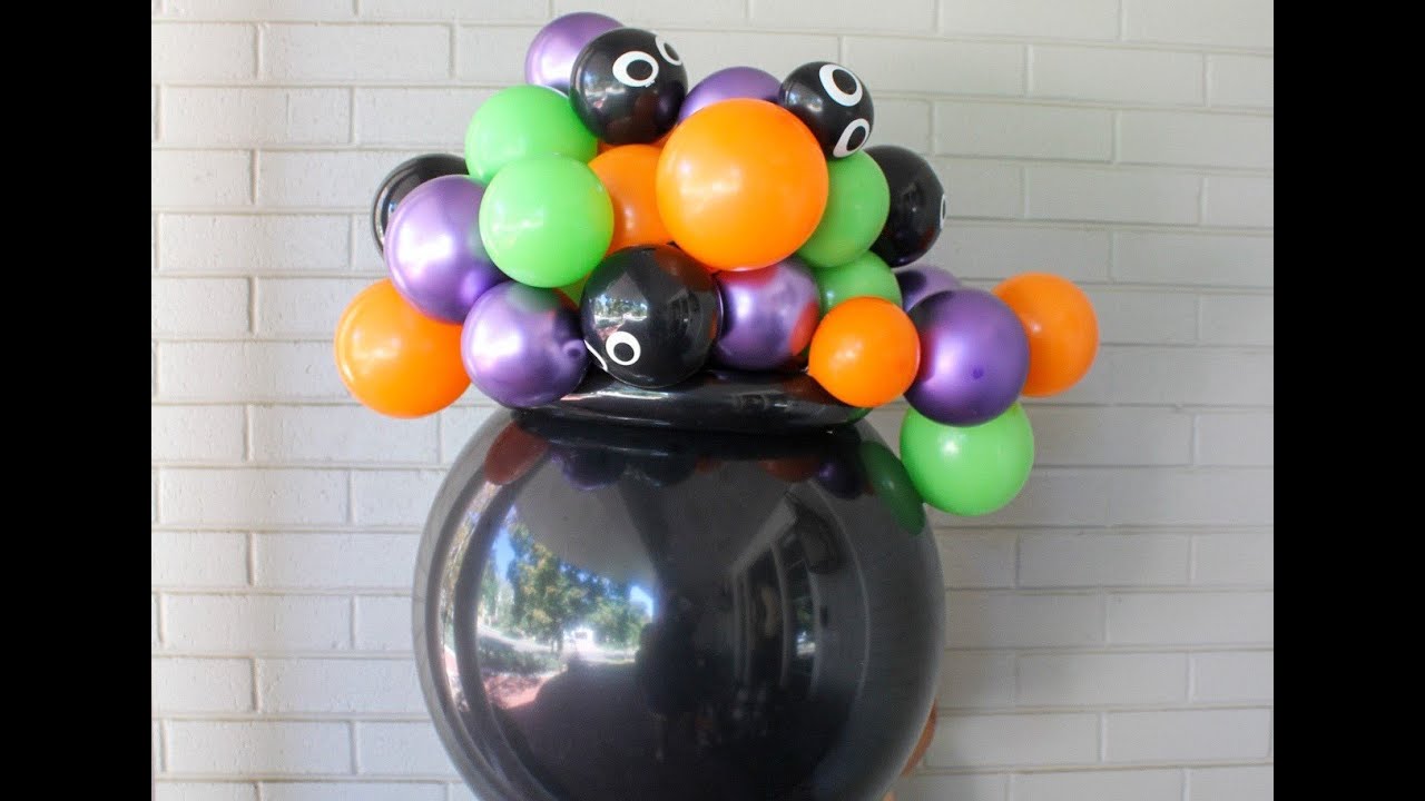 Build a bubbling cauldron with balloons! The tutorial is simpler than ...