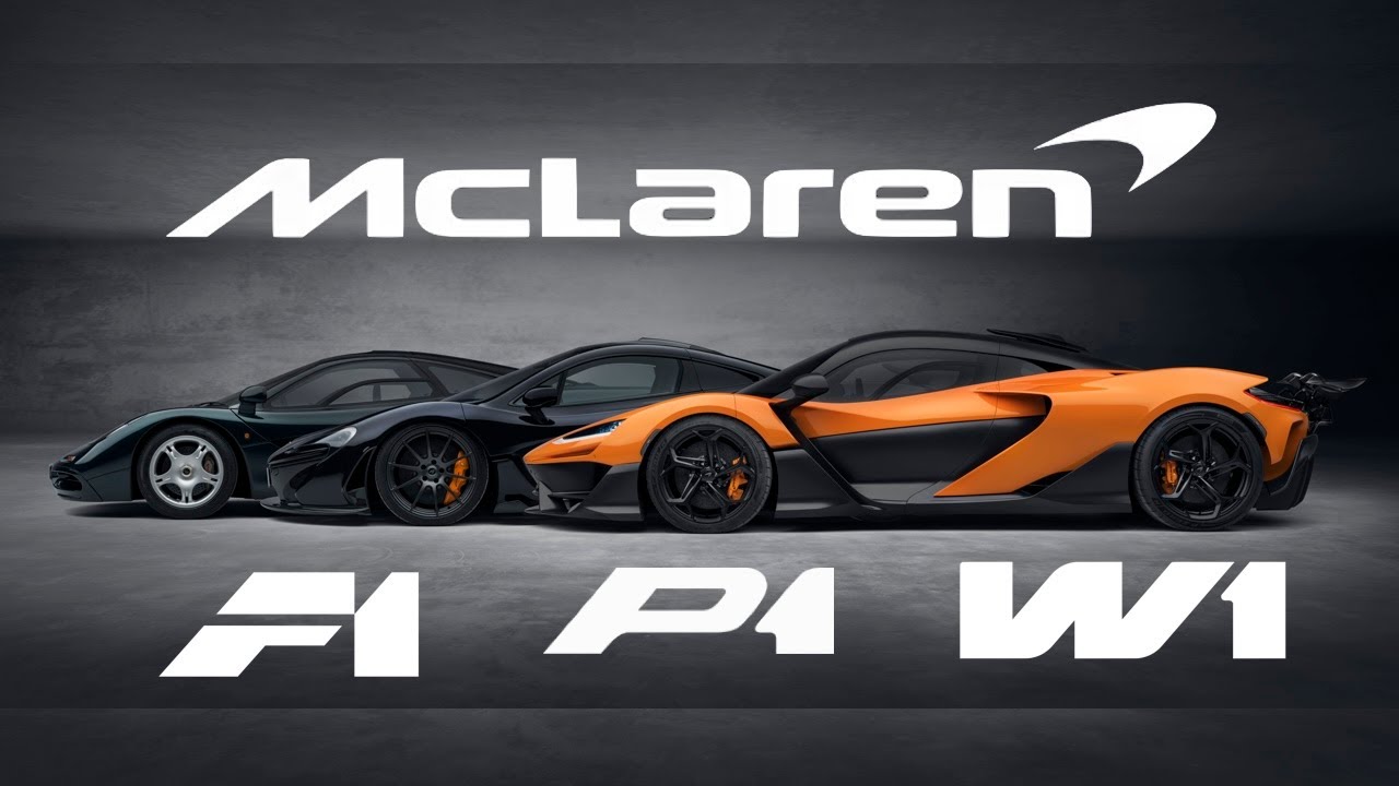 McLaren F1 to P1 to W1 - YouTube