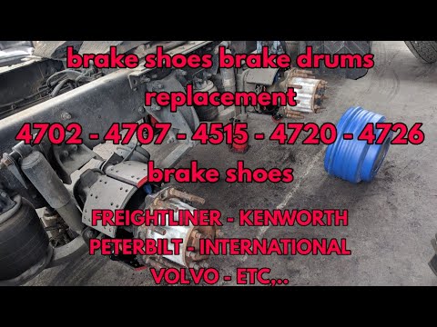 4707 brake shoes replacement Freightliner Kenworth Volvo international ...