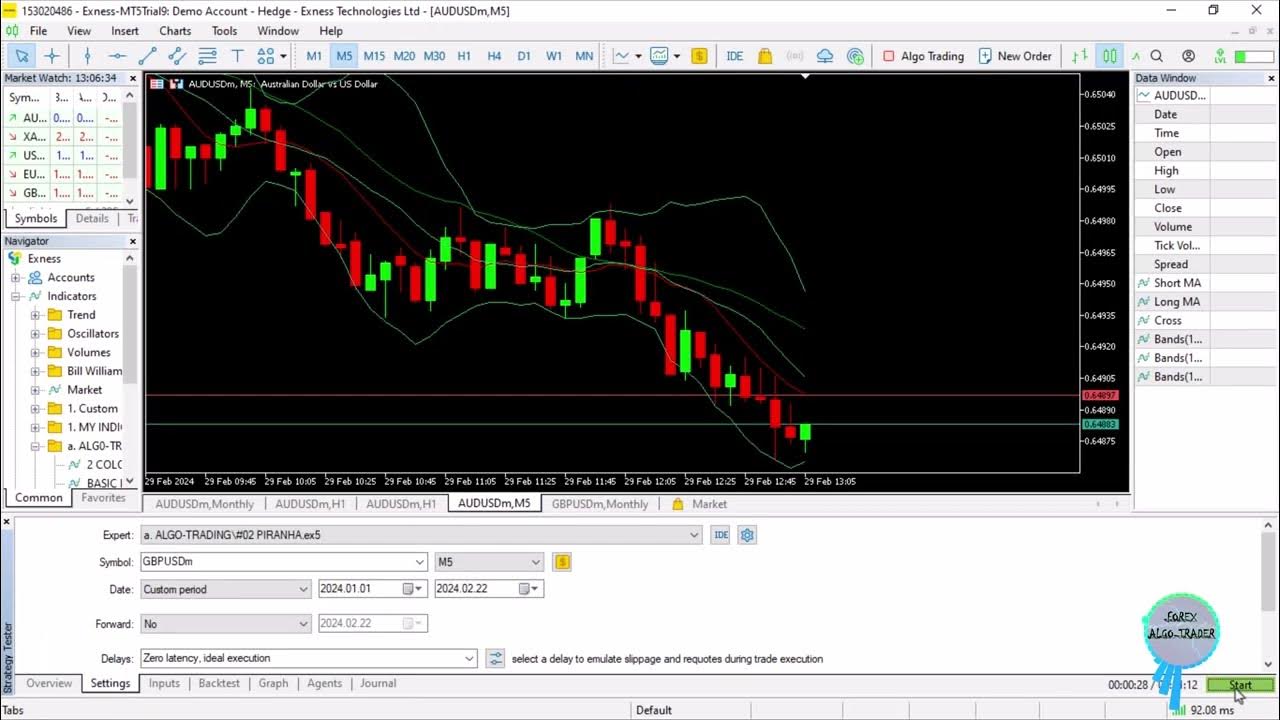 BEST & Proven Forex Trading Strategy. #02: PIRANHA Scalping Strategy. [PART 459]. MQL5/MT5 EA ...