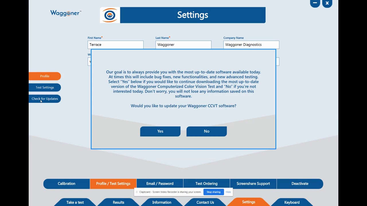 Waggoner CCVT: Checking for Update - YouTube