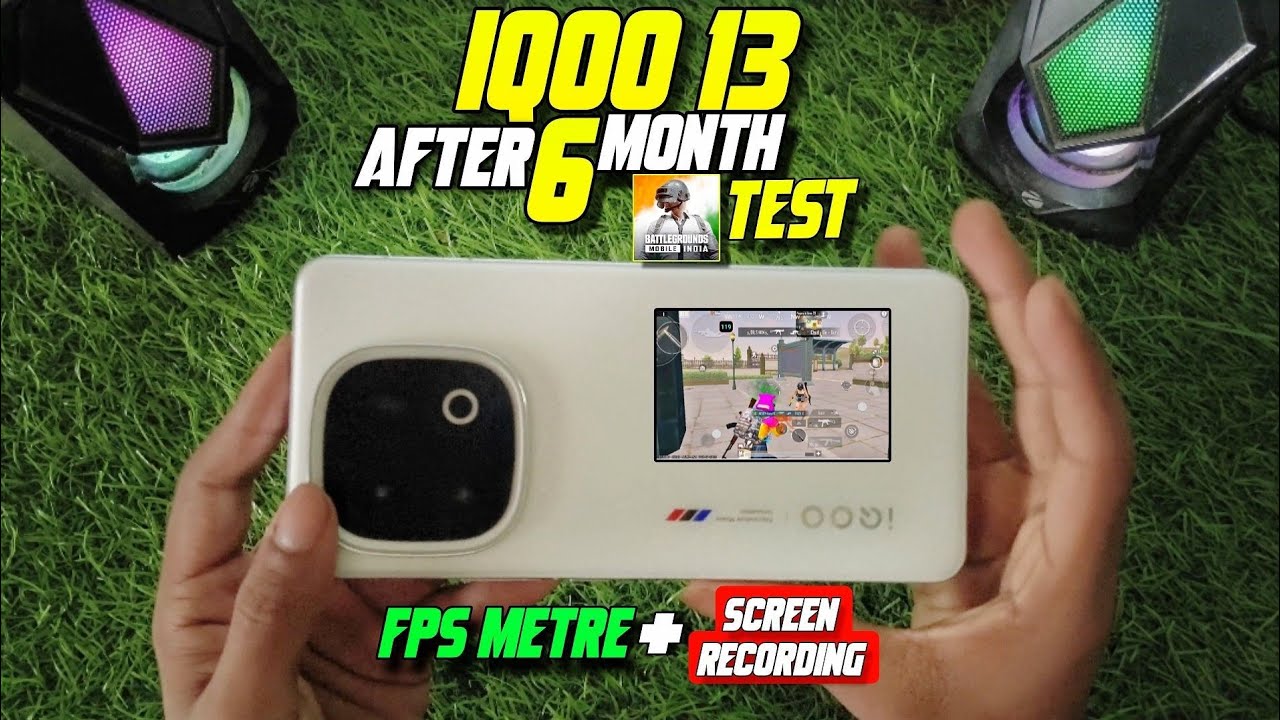 Iqoo 13 After 6 month 120 Fps bgmi test | with fps metre + SCREEN ...