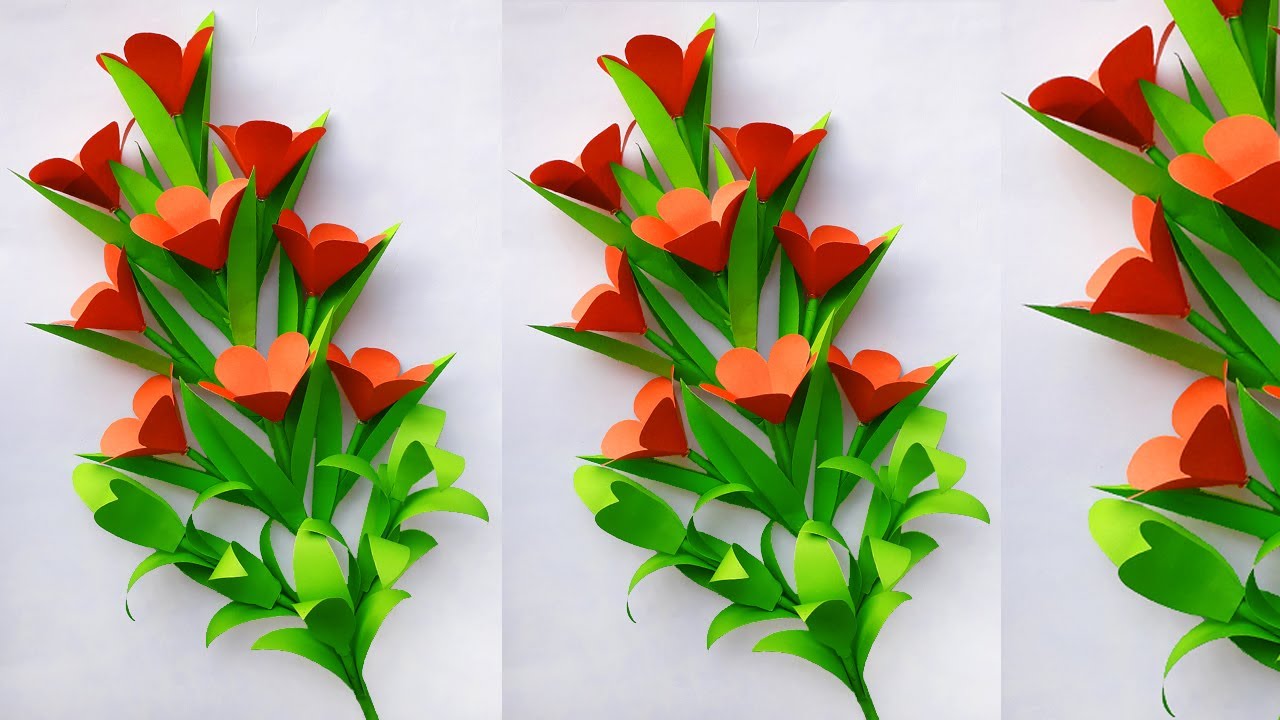 Diy Flower Stick - How To Make Flower Stick - Beautiful Flower Stick ...